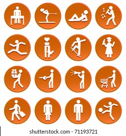 148,722 People action icon Images, Stock Photos & Vectors | Shutterstock