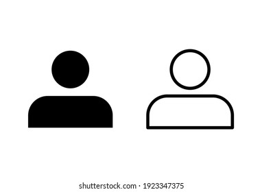 People Icon Set Person Icon Vector Stock Vector (Royalty Free ...