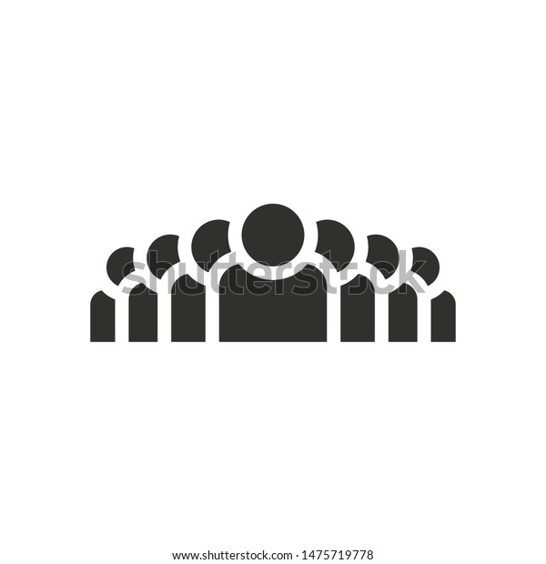 People Icon Template Color Editable People Stock Vector (Royalty Free ...
