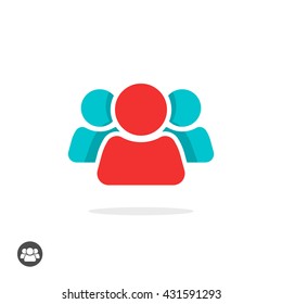 Group Three People Logo Sign Share Stock Vector (Royalty Free ...