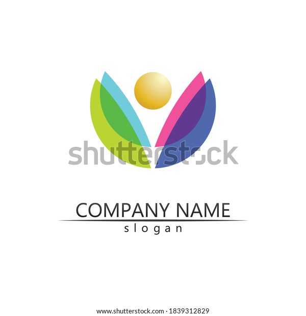 People Icon Work Community Group Vector Stock Vector (Royalty Free ...
