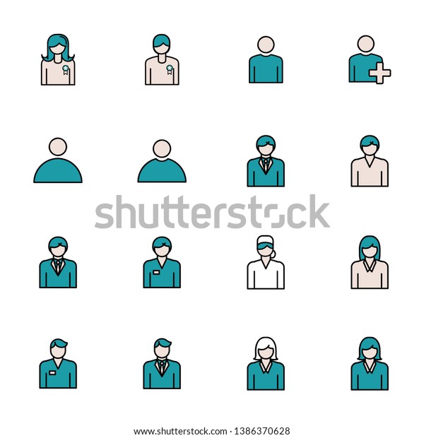 People Icons Collection Vector People Icons Stock Vector (Royalty Free ...