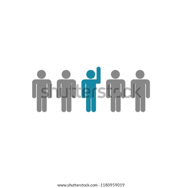 People Icons Think Different Vector Flat Stock Vector (Royalty Free ...