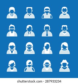 Middle Eastern People Vector Icons Symbol Stock Vector (Royalty Free ...