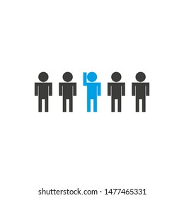 Vektor Stok People Icon Teamwork Symbol Vector Logo (Tanpa Royalti ...