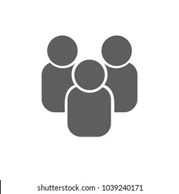People Iconvector Flat Design Stock Vector (Royalty Free) 1039240171 ...
