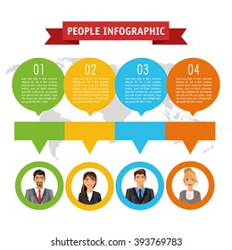 People Infographic Design Stock Vector (Royalty Free) 393769783 ...