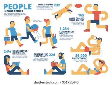 People Infographics Stock Vector (Royalty Free) 351951440 | Shutterstock