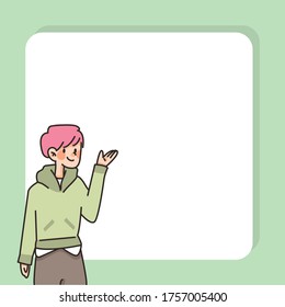 People Insert Text Cute Cartoon Character Stock Vector (Royalty Free ...