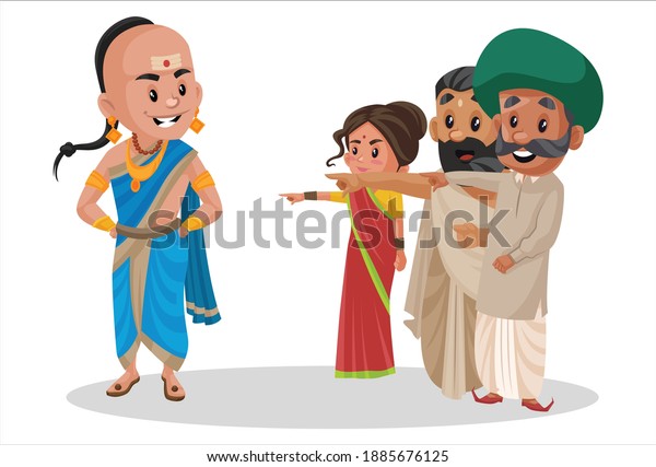 People Laughing Tenali Ramakrishna Vector Graphic Stock Vector (Royalty ...