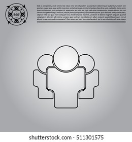 People Line Icon Stock Vector (Royalty Free) 511301575 | Shutterstock