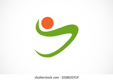 Health Style Creative Logo Design Green Stock Vector (Royalty Free ...