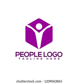 People Logo Design Stock Vector (Royalty Free) 1209063865 | Shutterstock