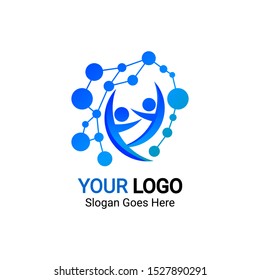 People Logo Modern Style Stock Vector (Royalty Free) 1527890291 ...