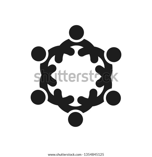 People Logo Team Icon Partner Symbol 库存矢量图（免版税）1354845125 | Shutterstock