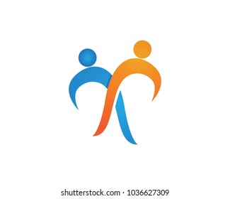 People Two Friends Logo: เวกเตอร์สต็อก (ปลอดค่าลิขสิทธิ์) 296198966 ...