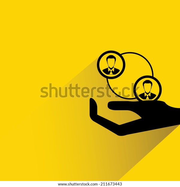 People Management Concept Manpower Allocation Human Stock Vector ...