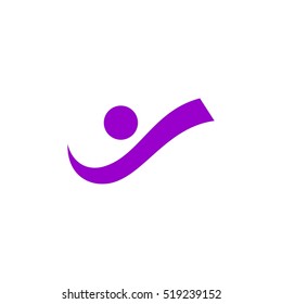 People Move Abstract Logo Stock Vector (Royalty Free) 519239152 ...