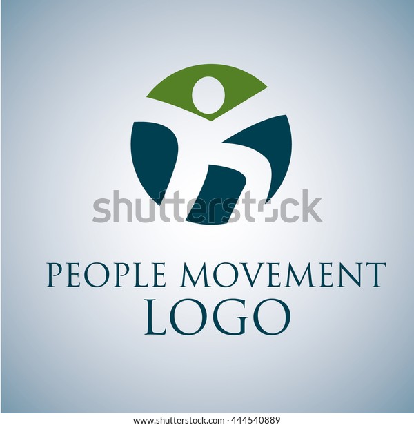People Movement Logo 5 Stock Vector (Royalty Free) 444540889 | Shutterstock