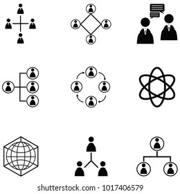 People Network Icon Set Stock Vector (Royalty Free) 1017406579 ...