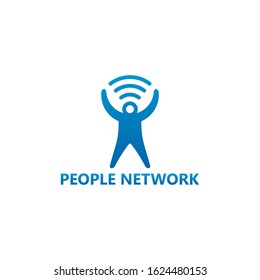 People Network Logo Template Design Stock Vector (Royalty Free ...