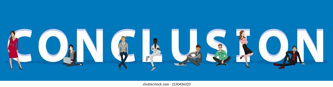 People On Conclusion Web Mobile App Stock Vector (Royalty Free ...
