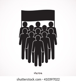 People Rally Stock Vector (Royalty Free) 410397022 | Shutterstock