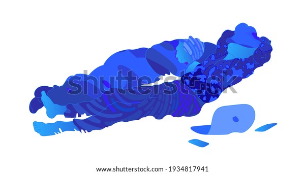 People Resting After Workvector Illustration Stock Vector (Royalty Free ...