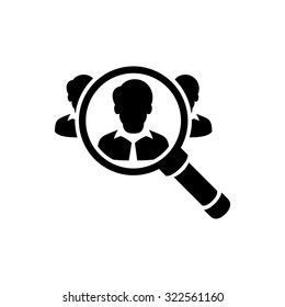People Search Icon Stock Vector (Royalty Free) 322561160 | Shutterstock