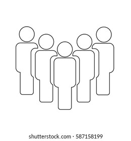 People Sign Icon Stock Vector (Royalty Free) 587158199 | Shutterstock