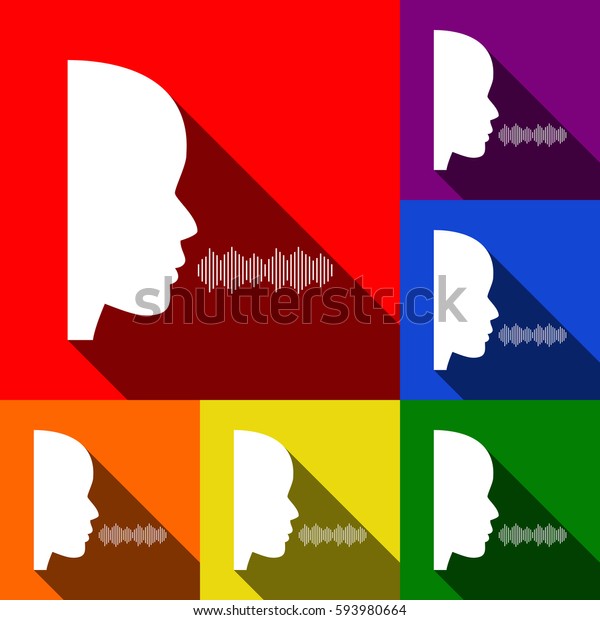 People Speaking Singing Sign Vector Set Stock Vector (Royalty Free ...