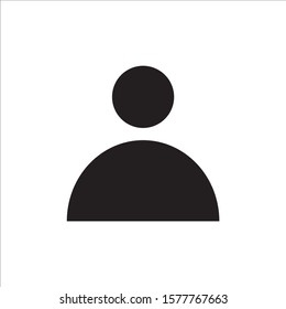 People Symbol Profile Icon Vector Template Stock Vector (Royalty Free ...