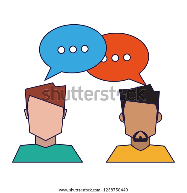 People Talking Avatar Stock Vector (Royalty Free) 1238750440 | Shutterstock