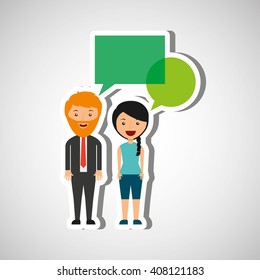 People Talking Design Stock Vector (Royalty Free) 408121183 | Shutterstock