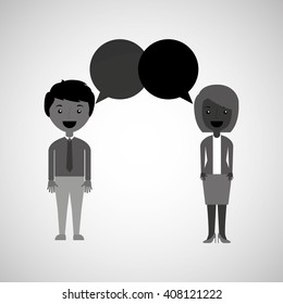 People Talking Design Stock Vector (Royalty Free) 408121222 | Shutterstock