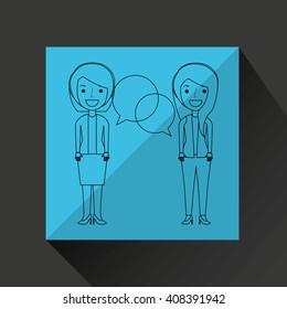People Talking Design Stock Vector (Royalty Free) 408391942 | Shutterstock