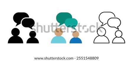 Two People Talking Clipart | Free download on ClipArtMag