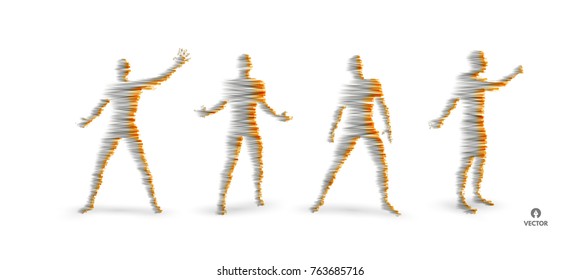 Kickbox Fighter Preparing Execute High Kick 库存矢量图(免版税)770149696 Shutterstock