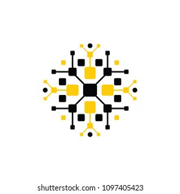 People Tech Logo Template Stock Vector (Royalty Free) 1097405423 ...