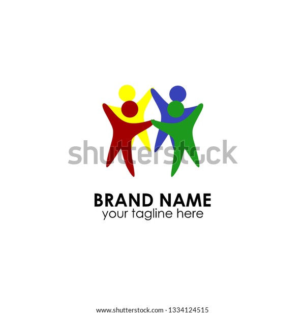People Together Vector Logo 스톡 벡터(로열티 프리) 1334124515 | Shutterstock