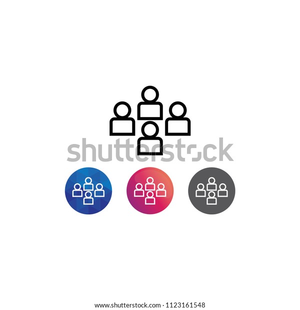 People Vector Icon Human Resources Icon Stock Vector (Royalty Free ...