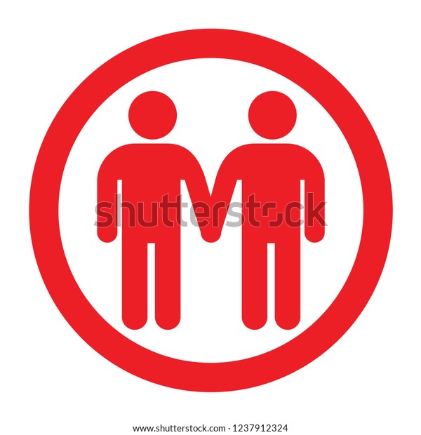 People Vector Icon Red Colour Male Stock Vector (Royalty Free ...