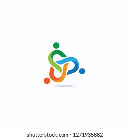 People Vector Leave Logo Stock Vector (Royalty Free) 1271935882 ...