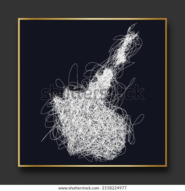 People Vector Sketch Illustration Scribble Art Stock Vector (Royalty ...