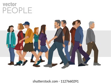 Man Character Walking Animation Businessman Walks Stock Vector (Royalty ...