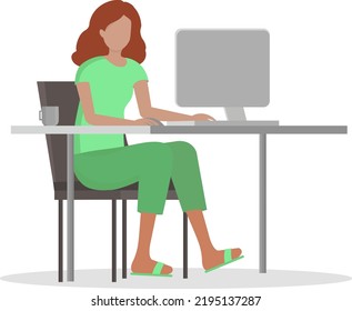 People Working Vector Illustration People Working Stock Vector (Royalty ...