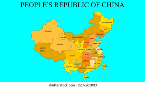 5,575 China Provinces Map Images, Stock Photos & Vectors | Shutterstock