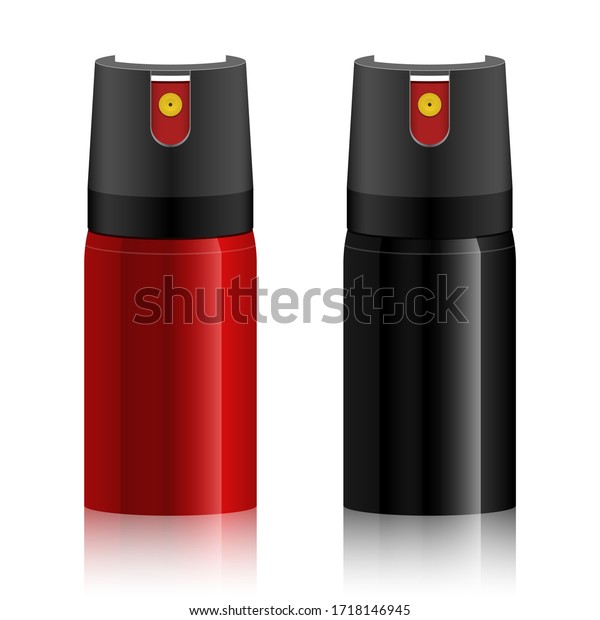 Pepper Spray Vector Design Illustration Isolated Stock Vector (Royalty ...