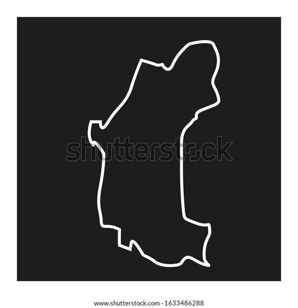 Perak Region Map Malaysia Country Stock Vector (Royalty Free ...