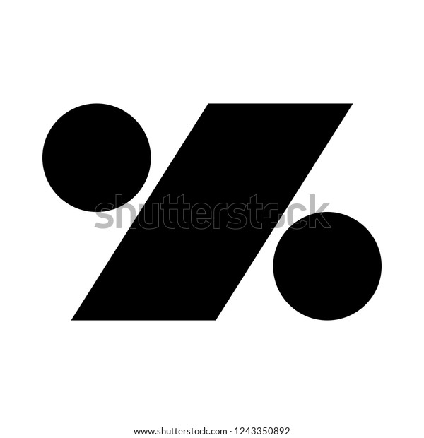 Percent Symbol Math Icon Percentage Graphic Stock Vector (Royalty Free ...